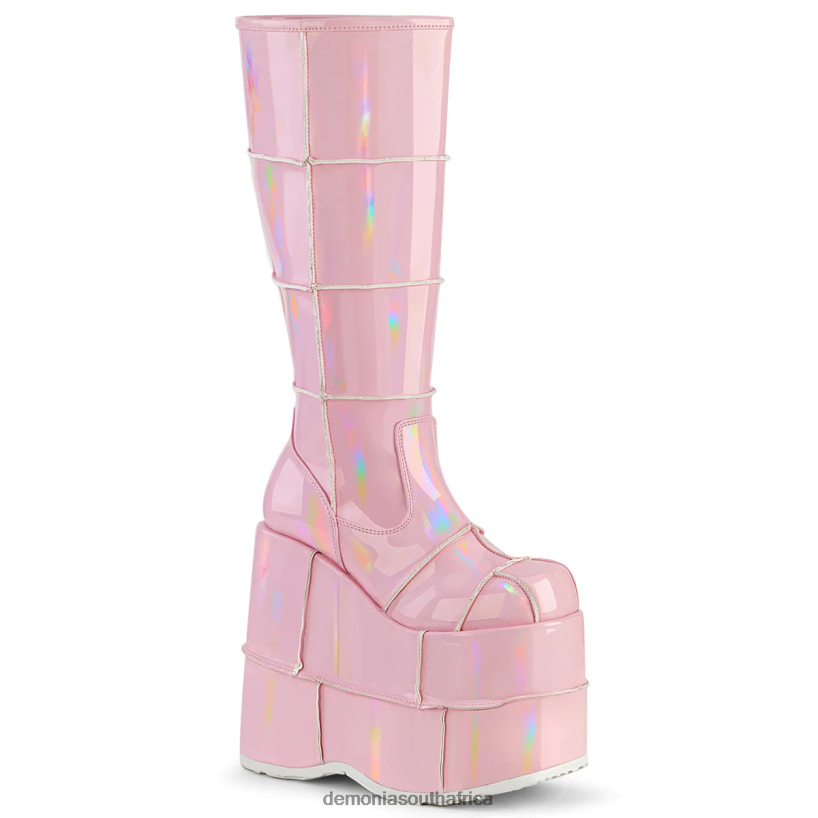 Stack-301 Demonia 8TT6TB879 Baby Pink Hologram [8TT6TB879] : Demonia ...