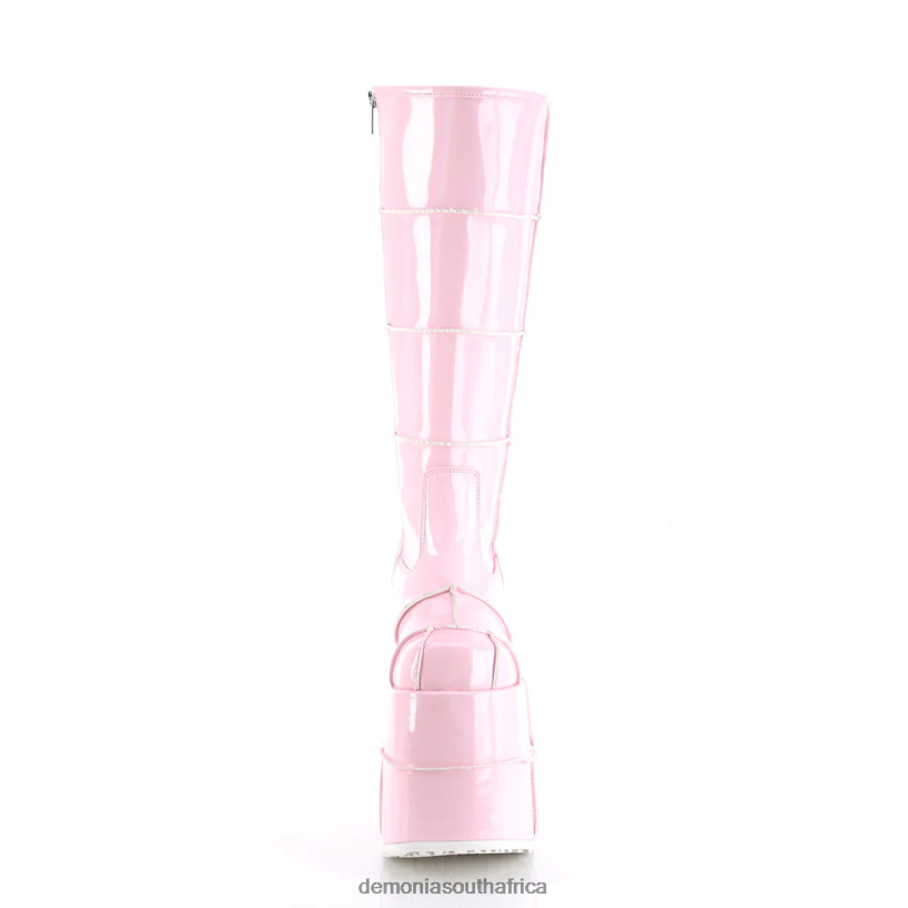 Stack-301 Demonia 8TT6TB879 Baby Pink Hologram [8TT6TB879] : Demonia ...