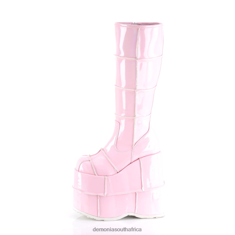 Stack-301 Demonia 8TT6TB879 Baby Pink Hologram [8TT6TB879] : Demonia ...